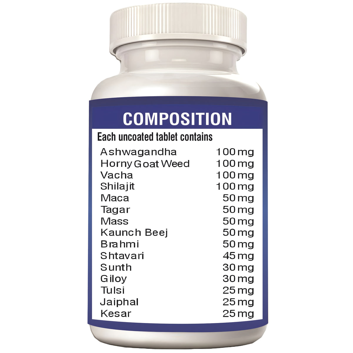 HERBAL OF HAMMER Ashwagandha Tablets for Strength & Stamina (30 Tablet ...